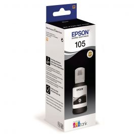 Epson 105 EcoTank Black -mustepullo, musta | Rajala Pro Shop